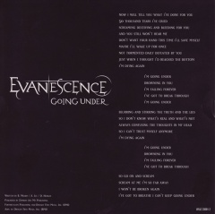 Going Under Single - The Evanescence Reference